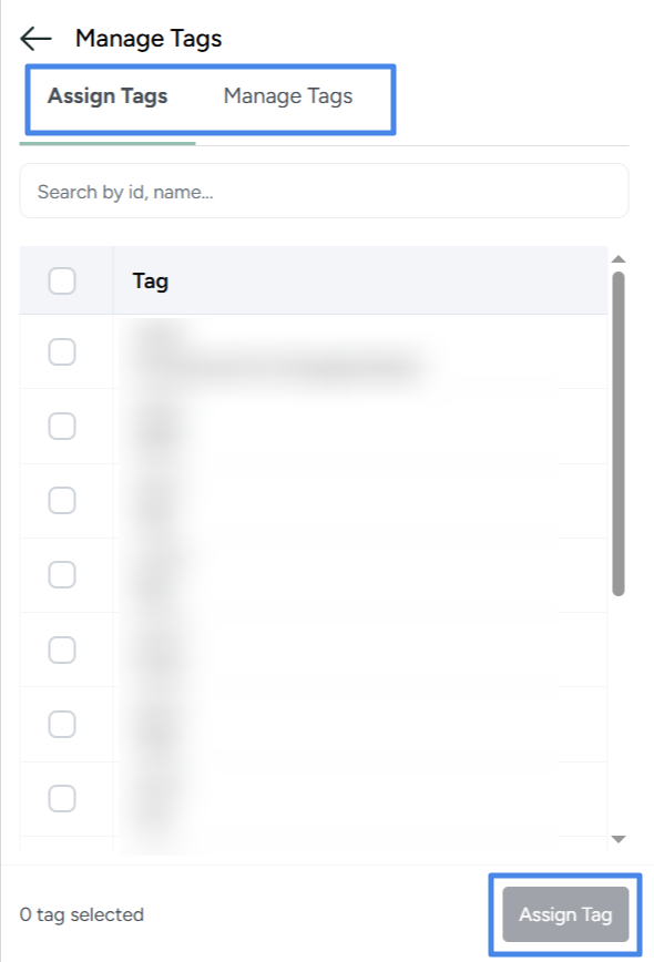 Create and Assign a New Lead or Contact Tag